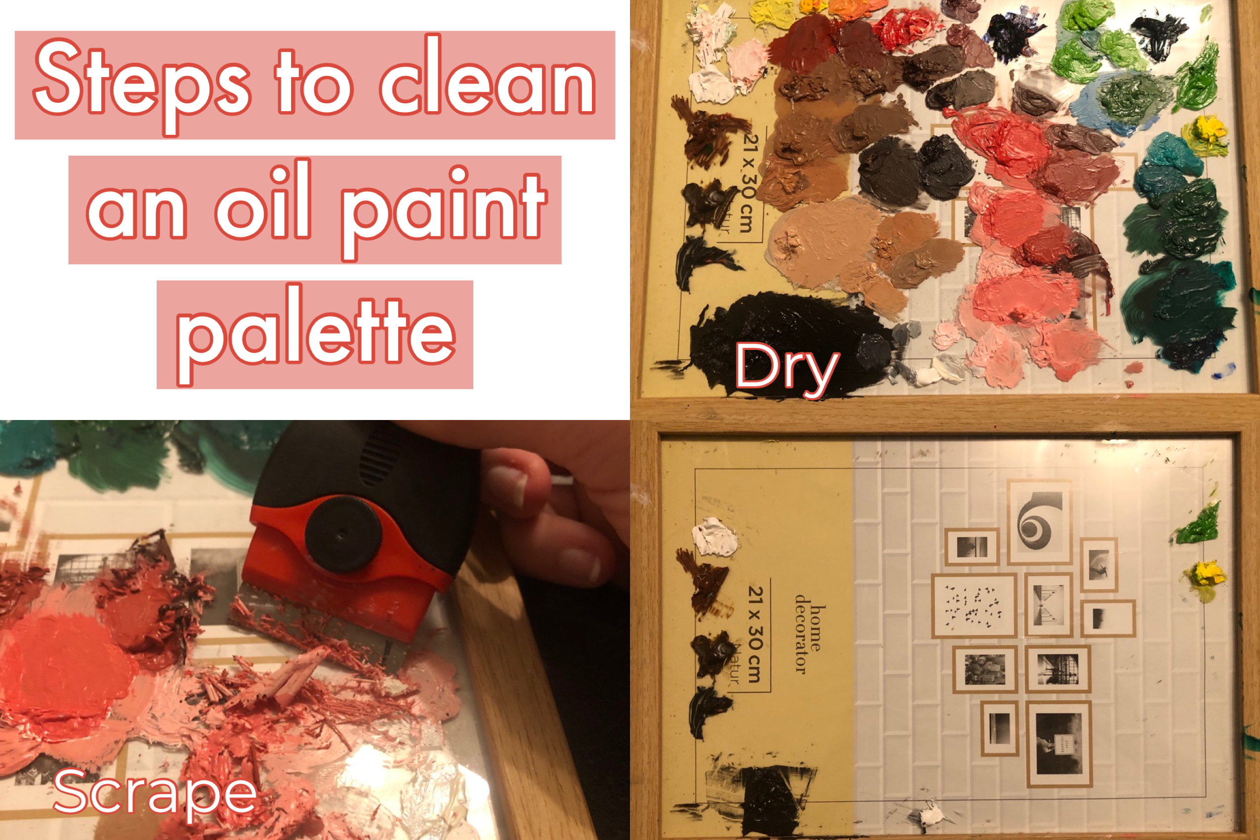 How to clean oil paint brushes / cleaning guide for oil paints